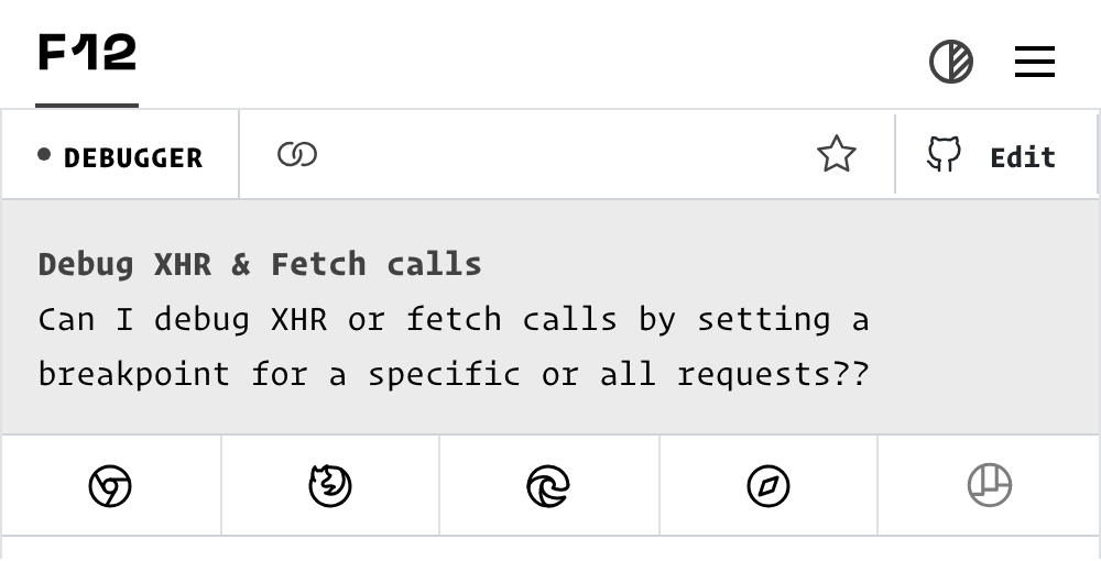 Debug XHR & Fetch calls | Can I DevTools? Debug XHR & Fetch calls | Can I DevTools?