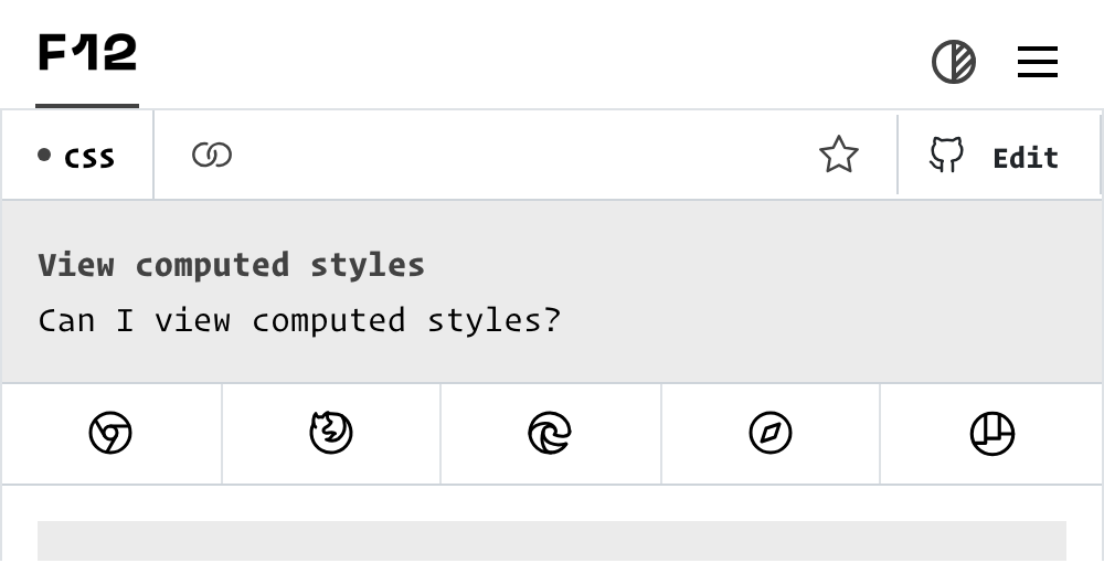 View Computed Styles Can I Devtools